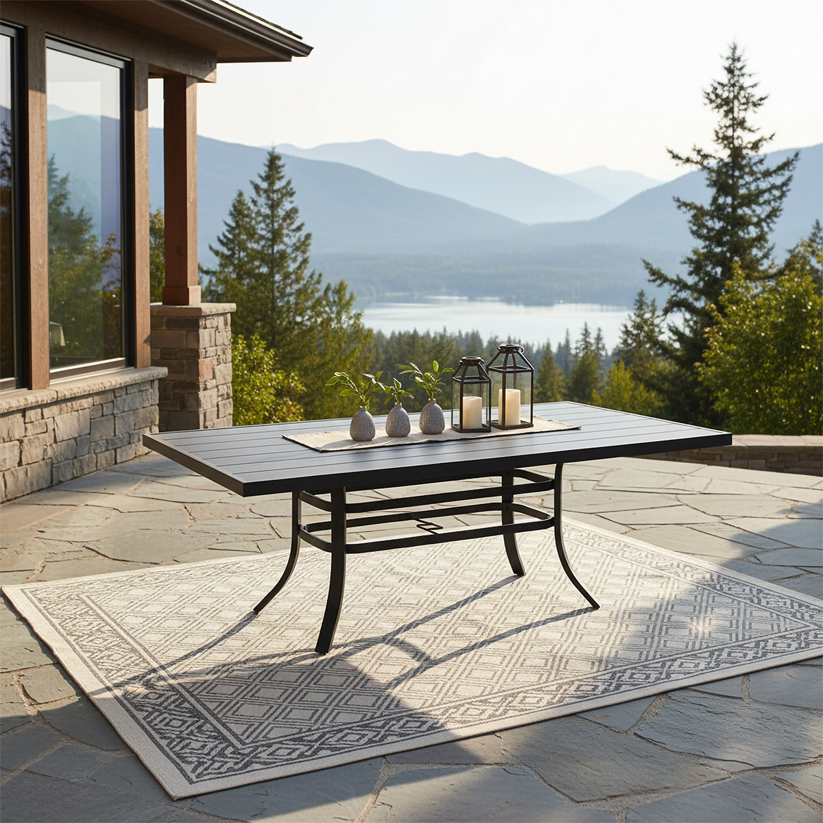 40” X 84” Dining Table - Three Palms Casual